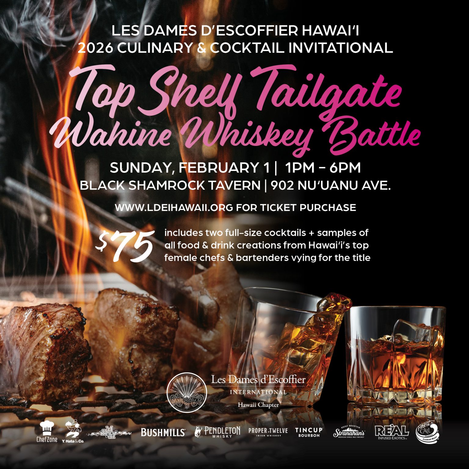 Top Shelf Tailgate - Les Dames d'Escoffier - Hawaii Chapter